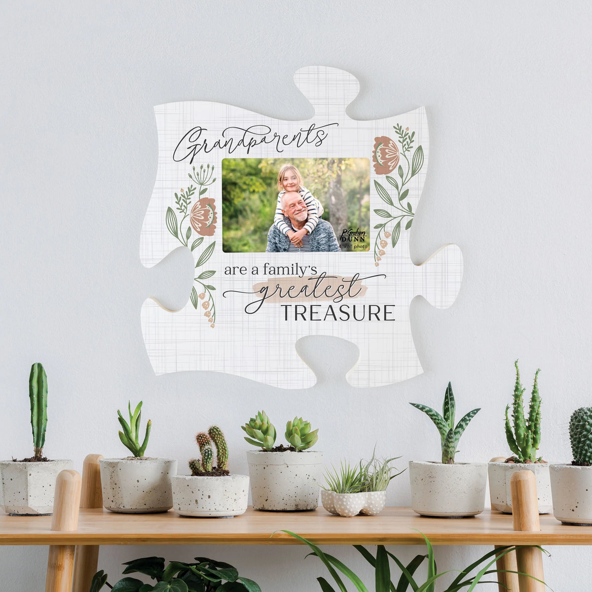 Grandparents are a Family's Greatest Treasure Puzzle Piece – Etched In ...